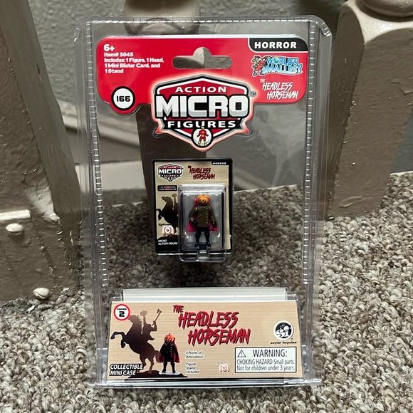 Toys | The Headless Horseman Worlds Smallest Mego Horror Series 2 Micro ...